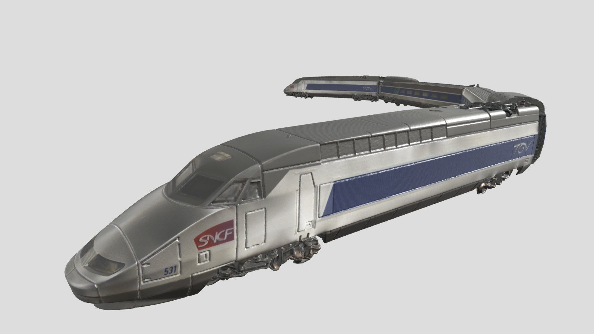 TGV- Atlantique - Buy Royalty Free 3D model by 4visualization [3fa269f ...