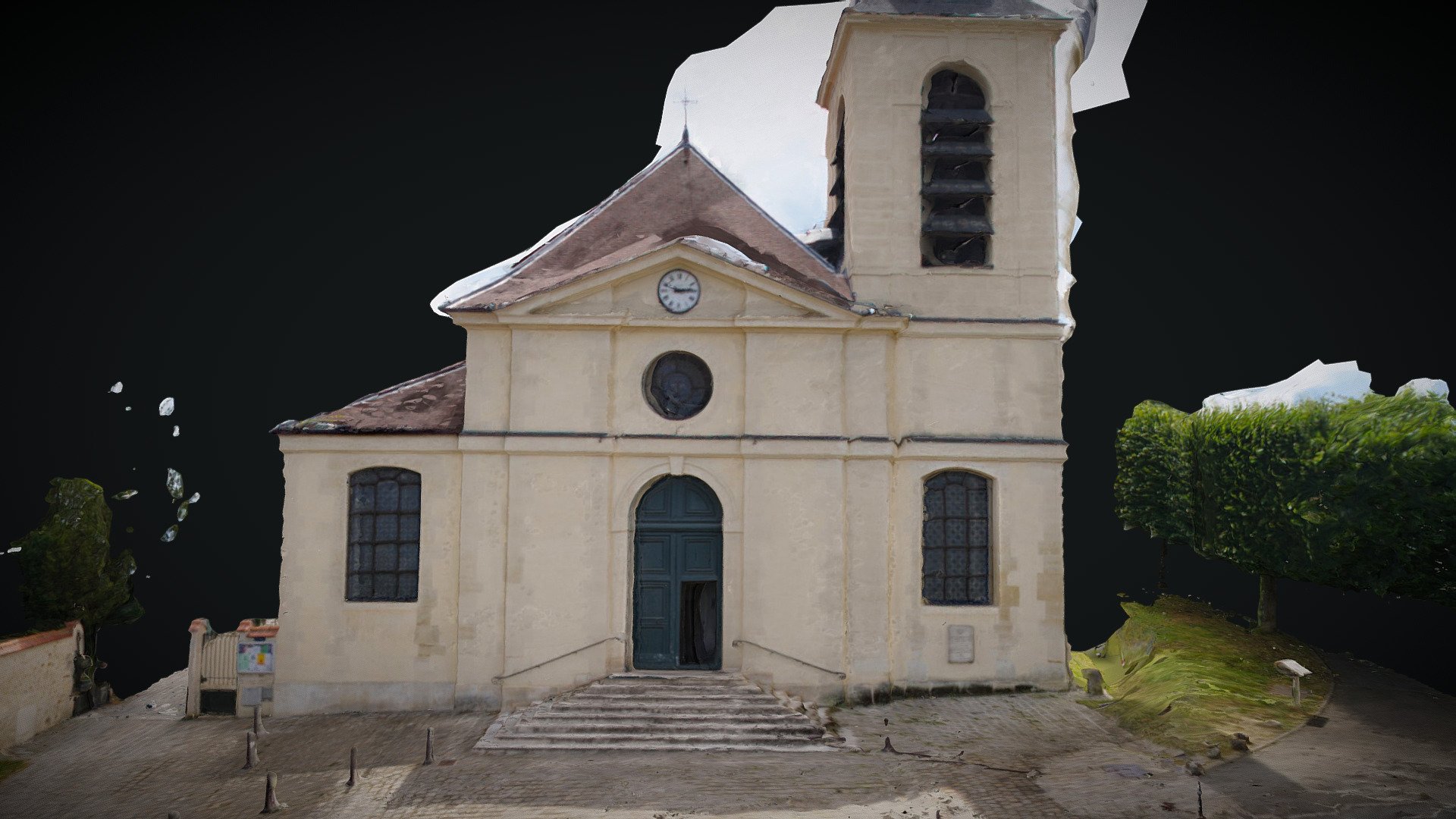 Saint Vigor Exterieur - 3D model by remib74 [3fa4cac] - Sketchfab