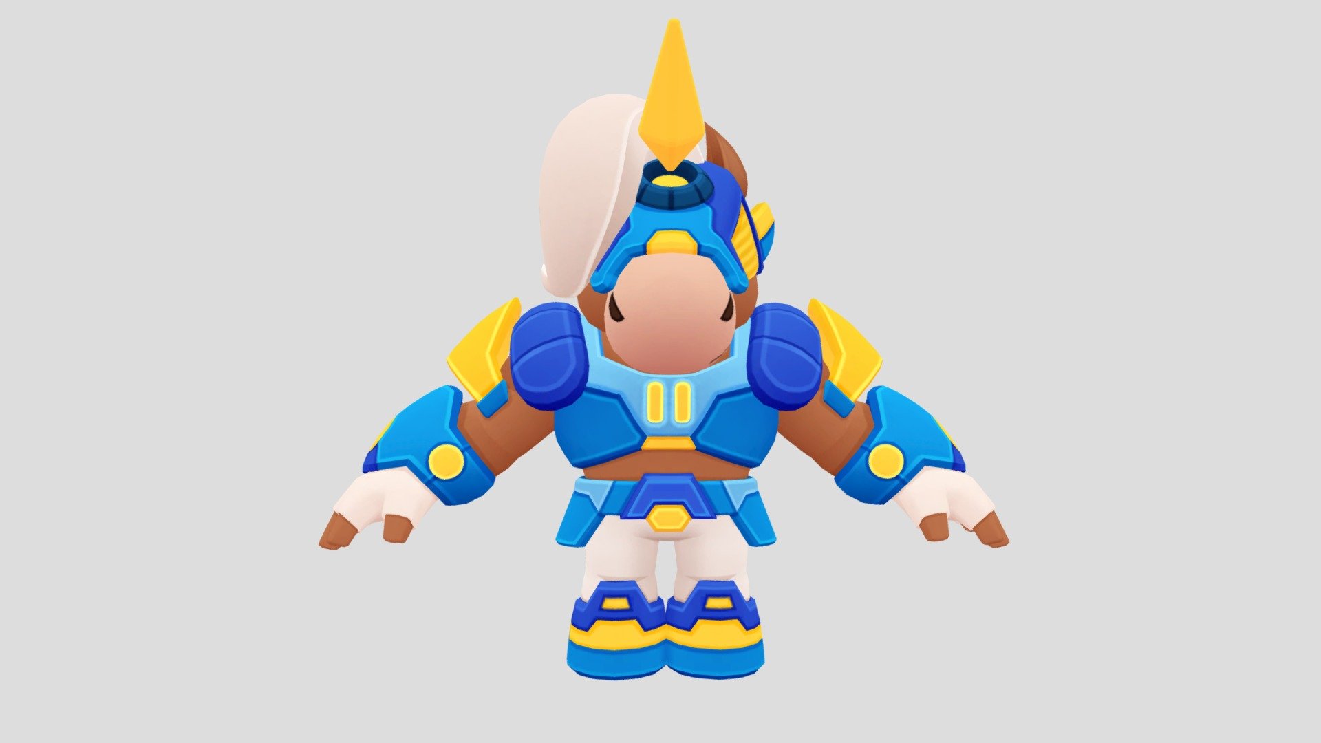 Starr Horse Berry T- Pose Brawl Stars 3d Model - Download Free 3D model by Jogan (@Jogan123 ...