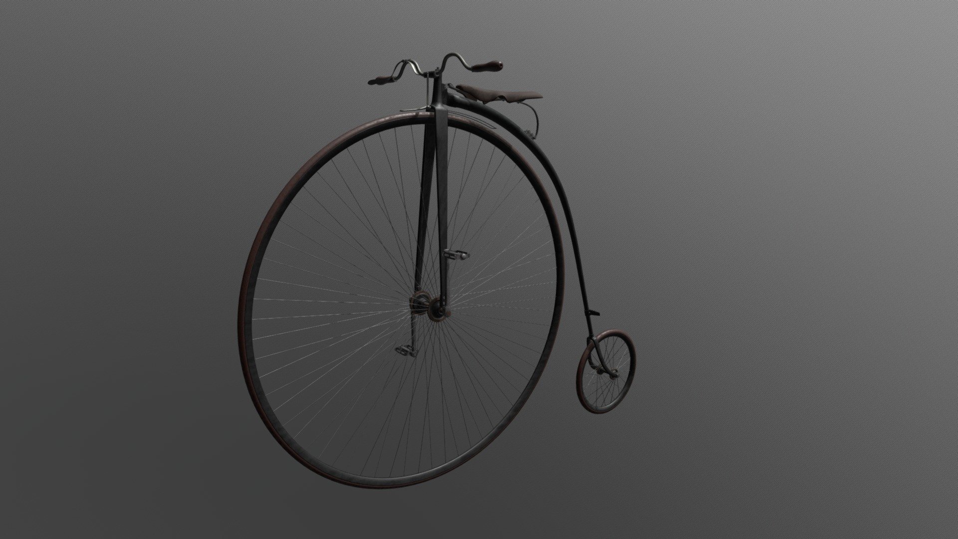 Evolution Of Bicycles - Penny Farthing - 3D model by Vida Systems ...