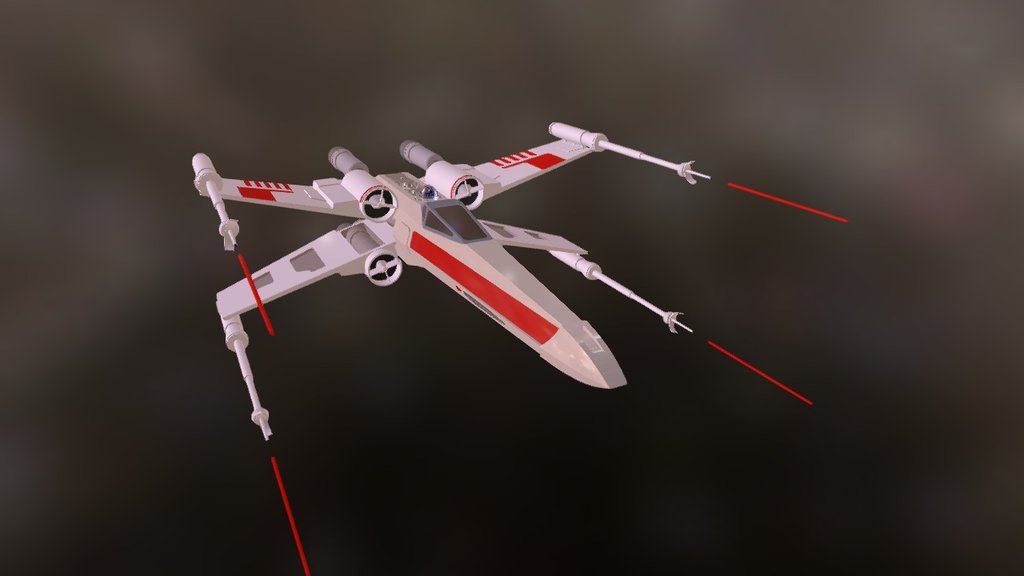 Starwars X-Wing - 3D model by Syphon (@ttchristopher) [3fa6171] - Sketchfab
