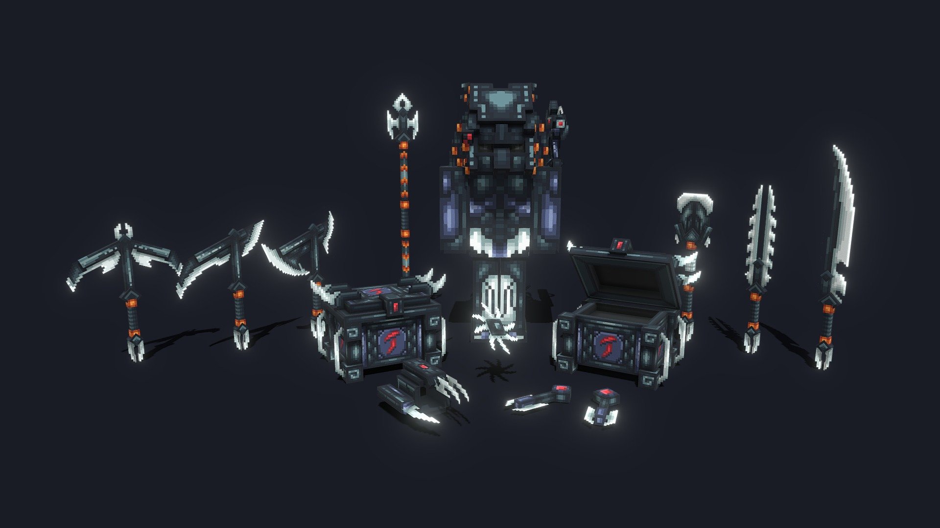 Predator Set - 3D model by Polygony (@polygonymc) [3fa8583] - Sketchfab