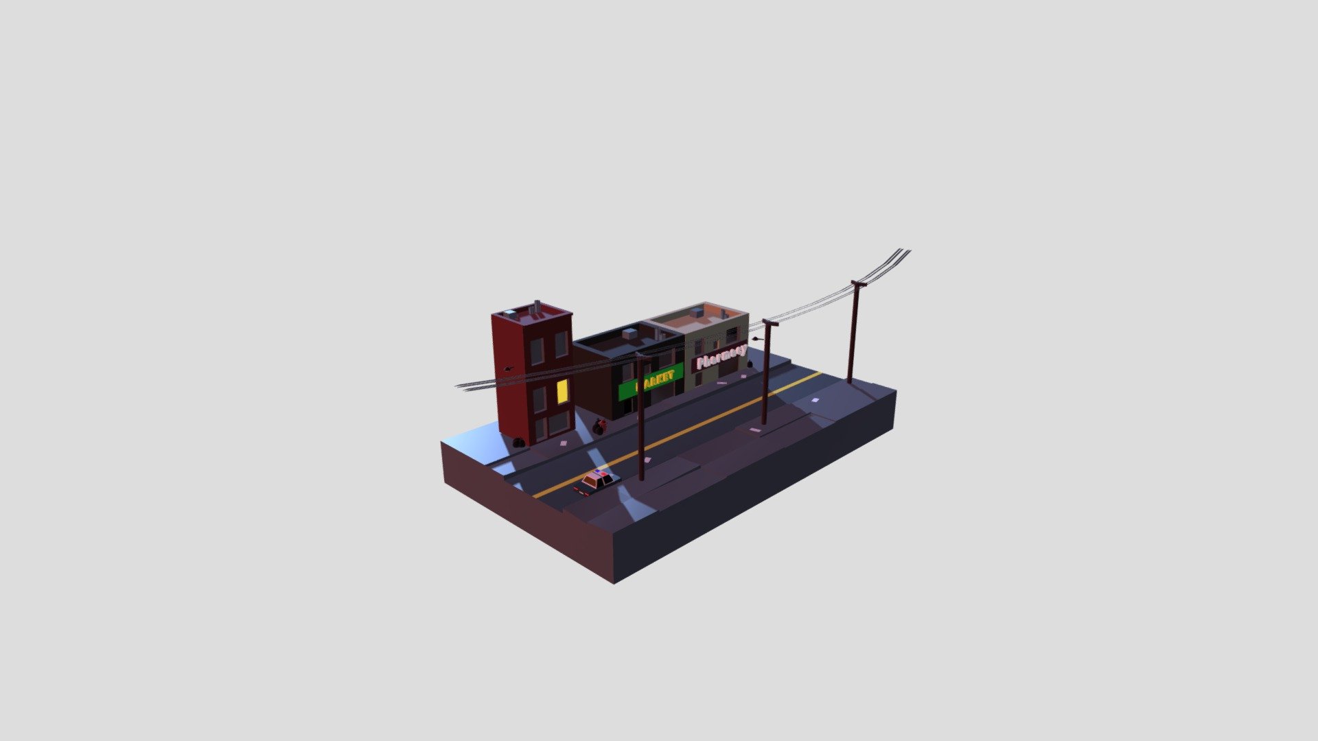 STREET VIEW - Download Free 3D model by Amedhh [3fa9d3e] - Sketchfab