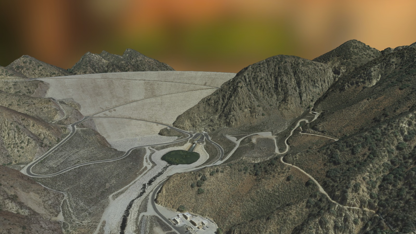 Seven Oaks Dam 2012 - 3D model by ara [3fac21e] - Sketchfab