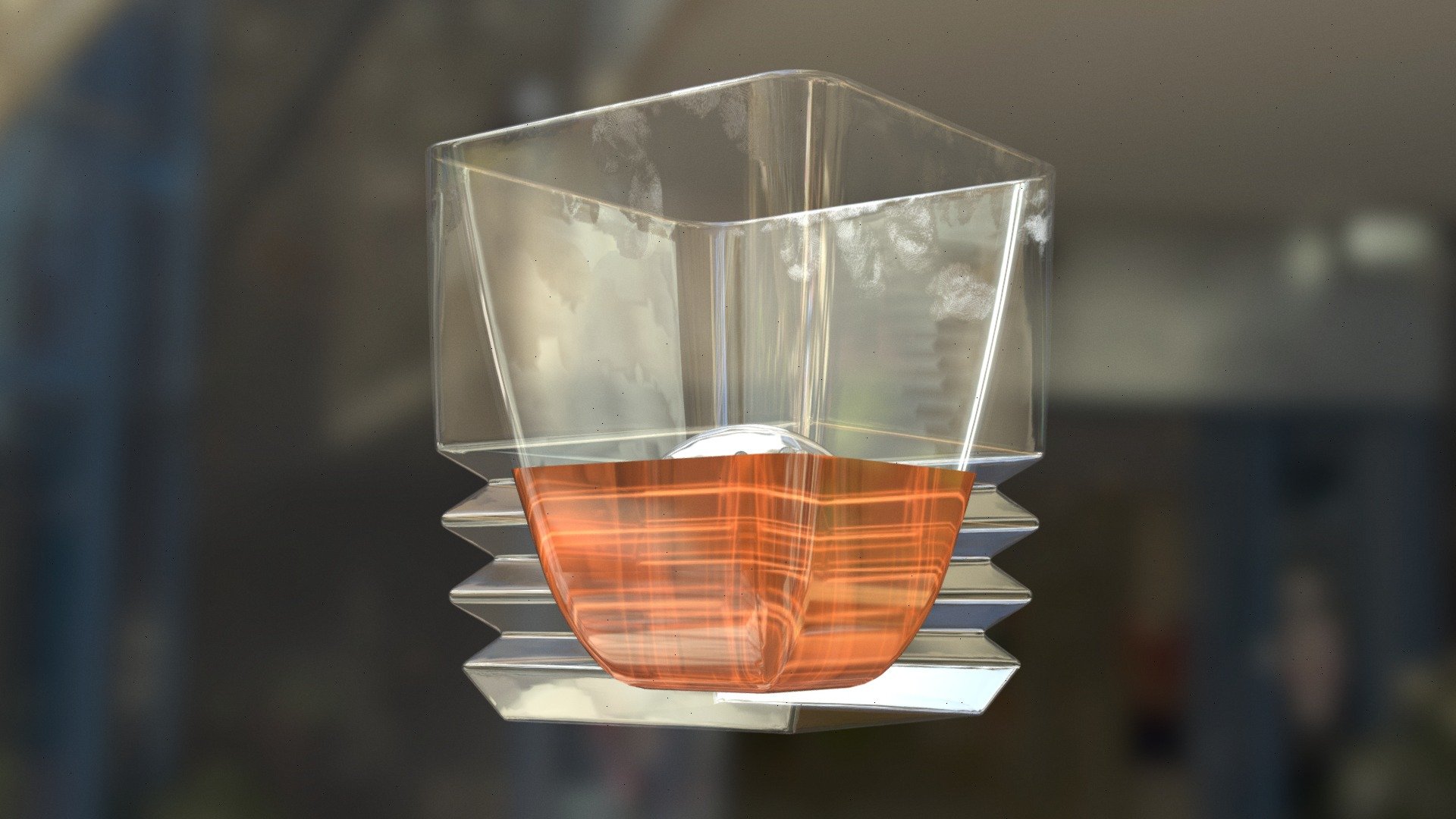 Luxury Square Rock Whiskey Glass - 3D model by Djkáťo (@djkato ...