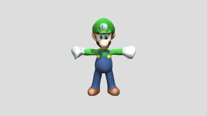 Luigi 3D models - Sketchfab