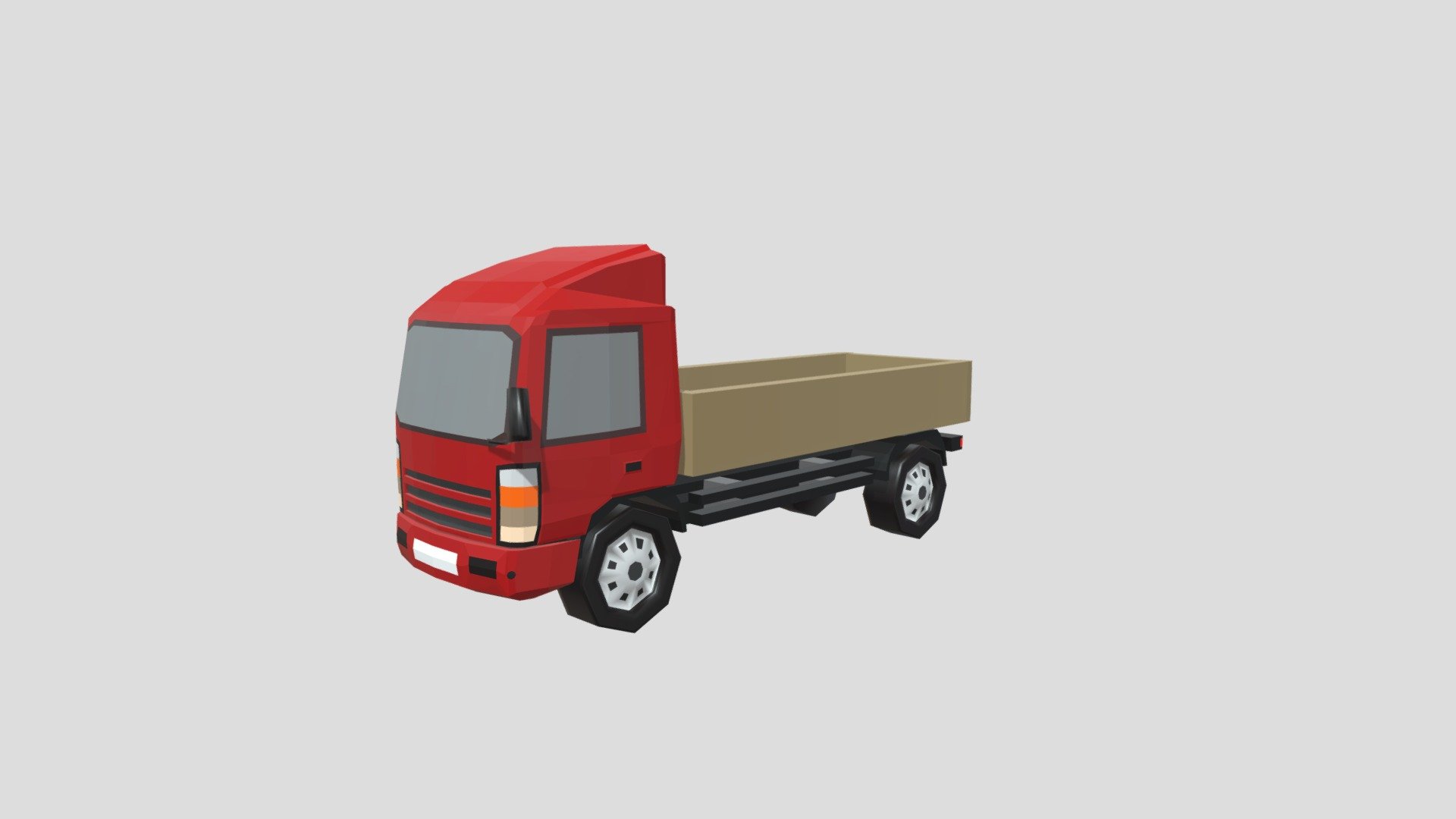 Lorry - Download Free 3D model by businessyuen [3fb4343] - Sketchfab
