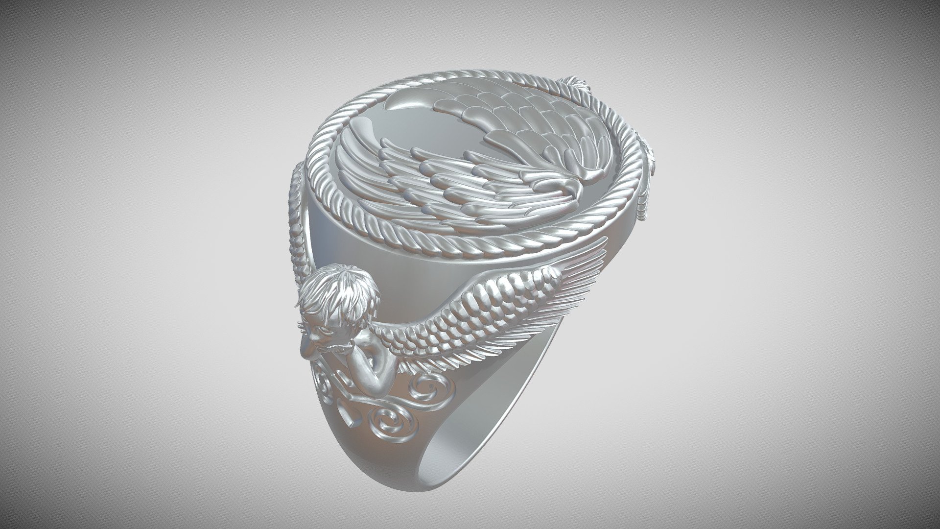 Angel Ring 3 - Buy Royalty Free 3D model by KDesigns [3fb4a83 ...