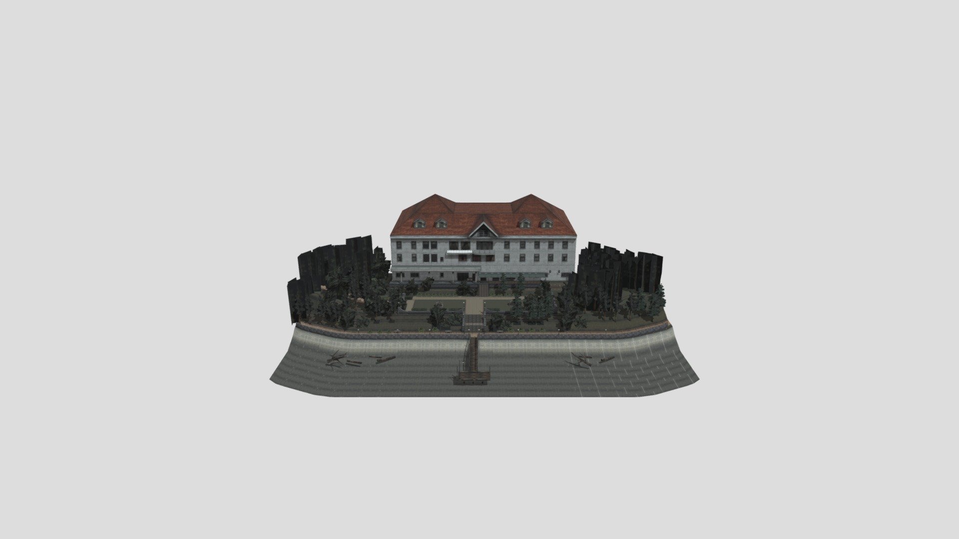 Lakeview-hotel-outside - Download Free 3D model by deankagura [3fb4b22 ...