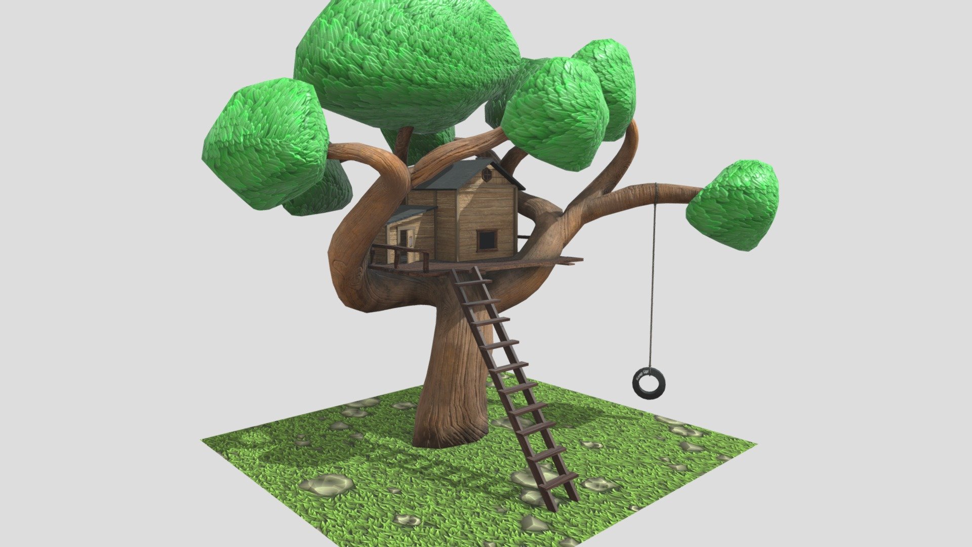 Tree House - 3D model by Andrew (@andrej.latisevfl) [3fb5c52] - Sketchfab