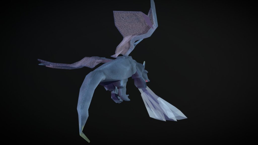 low poly dragon - 3D model by Jierenzhang [3fb65ce] - Sketchfab