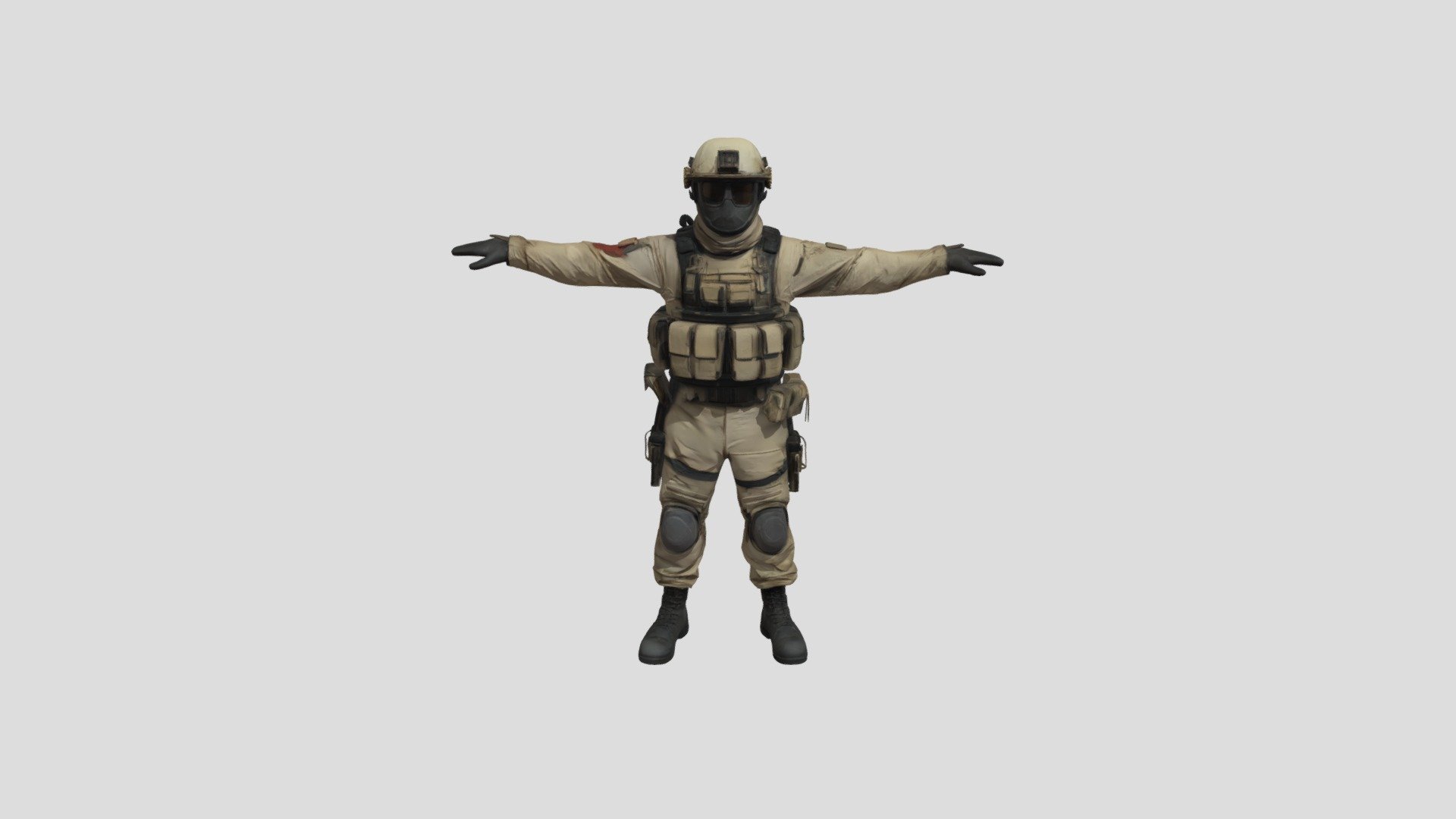 A soldier - Download Free 3D model by 3D Modeler (@dog29032013 ...