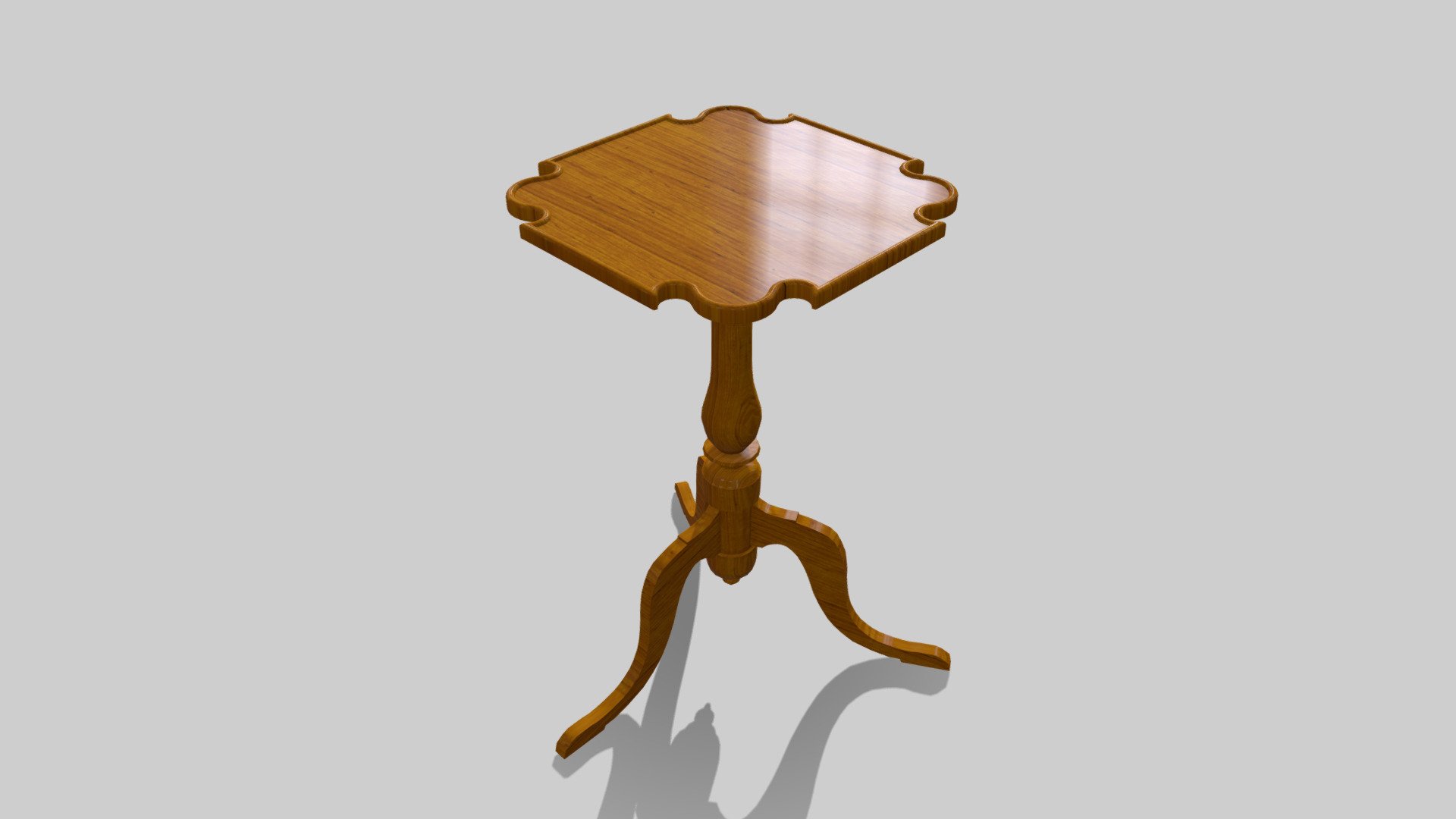 18th-century Candle Stand - Download Free 3D model by Glenn Gunhouse ...