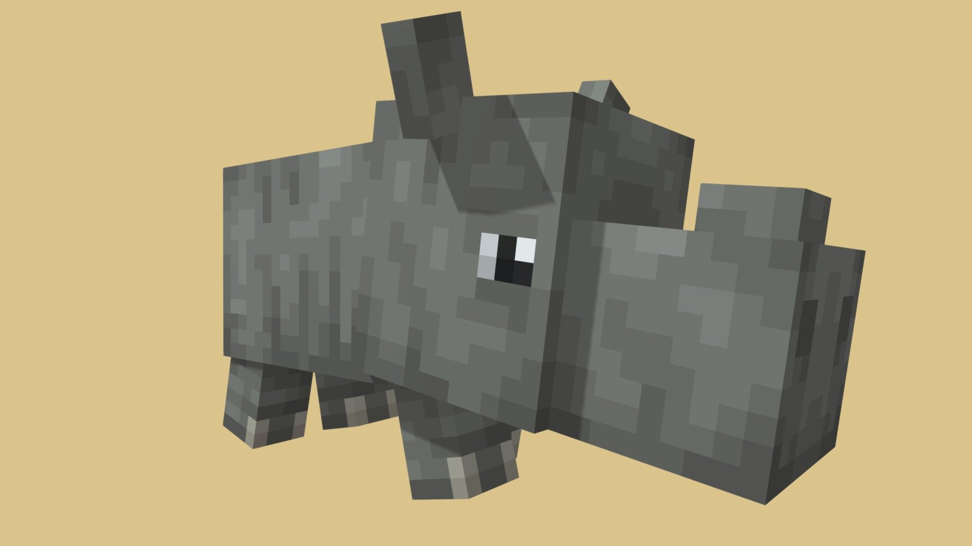 Low-Poly Baby Rhino - 3D model by Nog's Menagerie (@nogs-menagerie ...