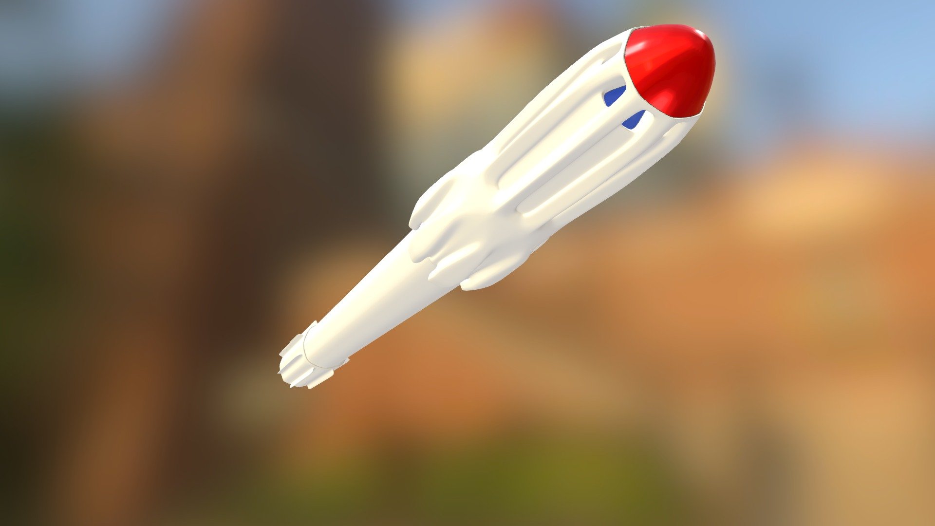 RISER Rocket - 3D model by RolandiXor [3fbcbd3] - Sketchfab