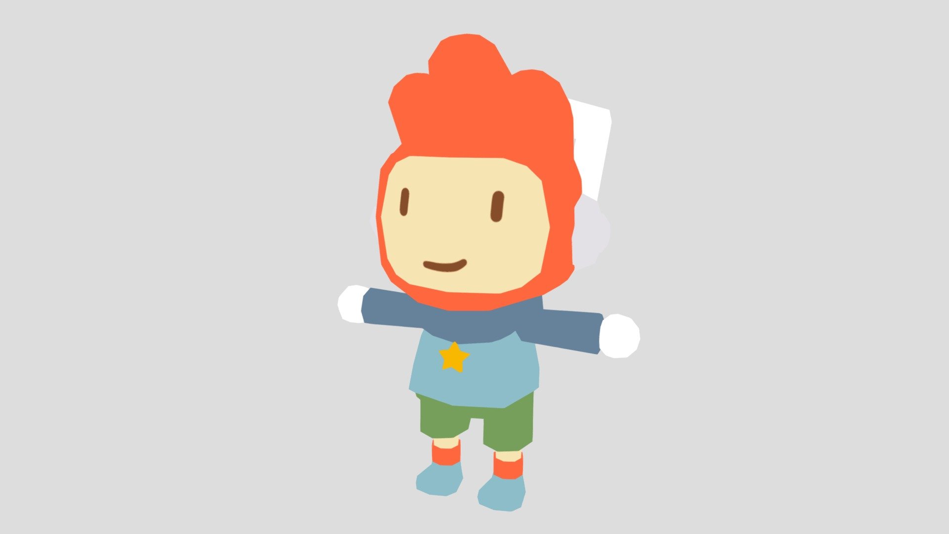 3d maxwell (Scribblenauts) - Download Free 3D model by TacoSpoon ...