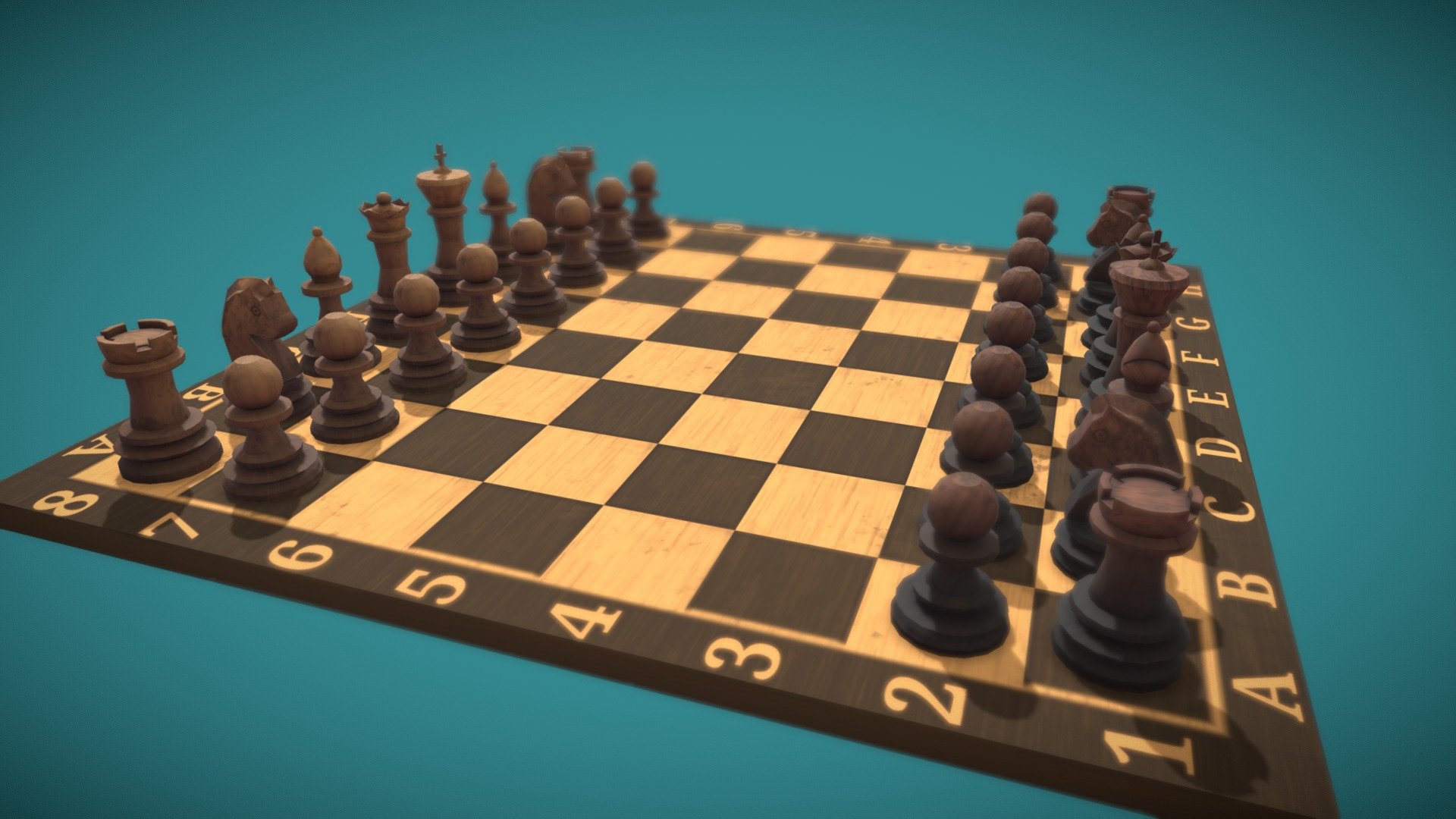 Chess Set - Download Free 3D model by Luna (@Luna_04) [3fbdcc5] - Sketchfab