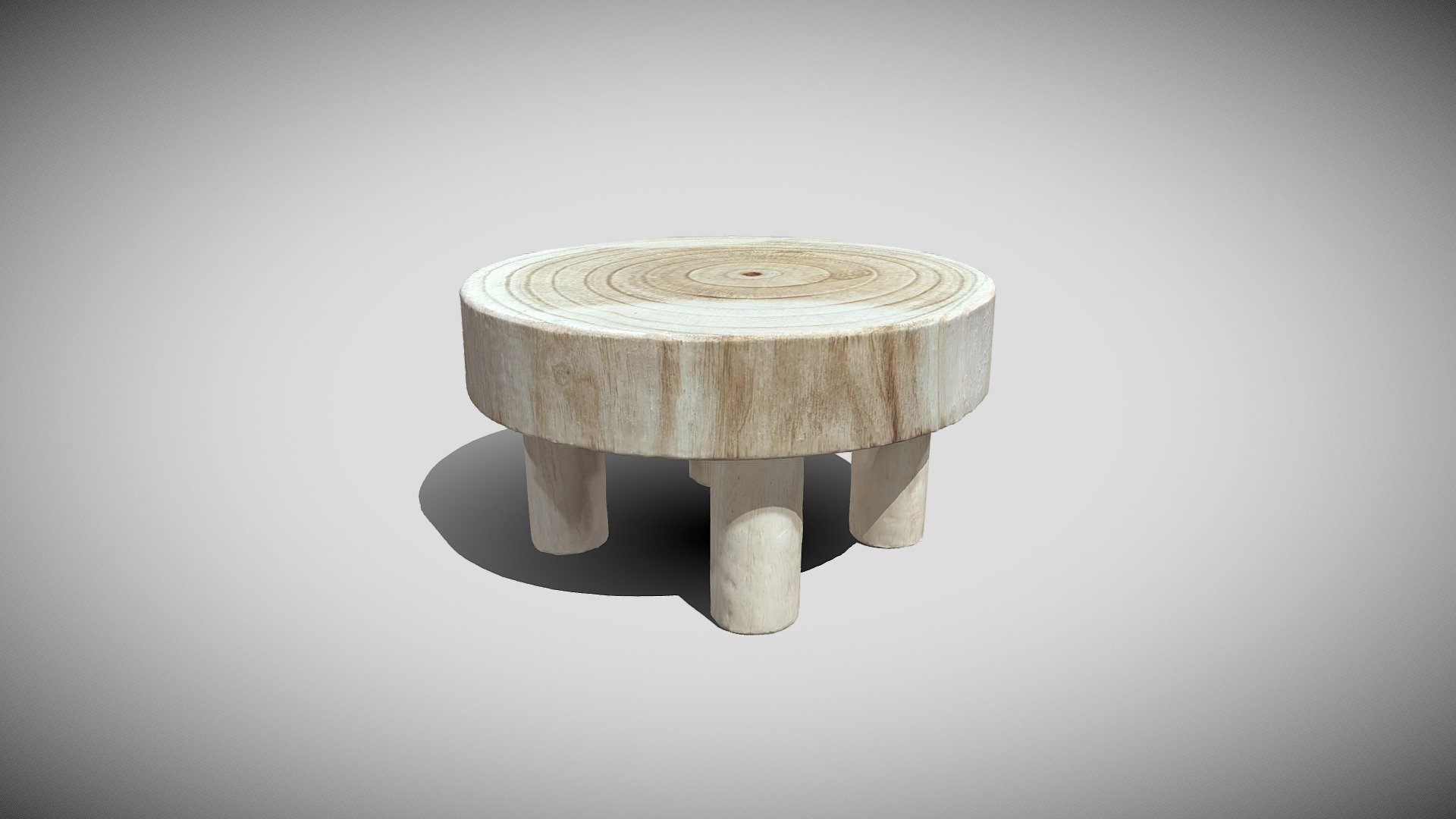 Wooden Stool - Buy Royalty Free 3D model by The Scan Man (@Real3DScans ...