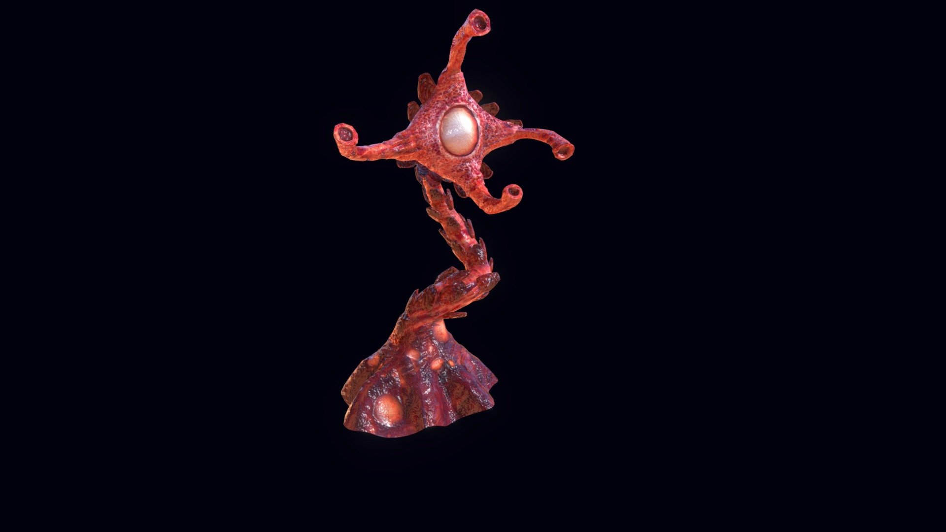 Alien flower - Download Free 3D model by bolotin29 [3fc11a5] - Sketchfab