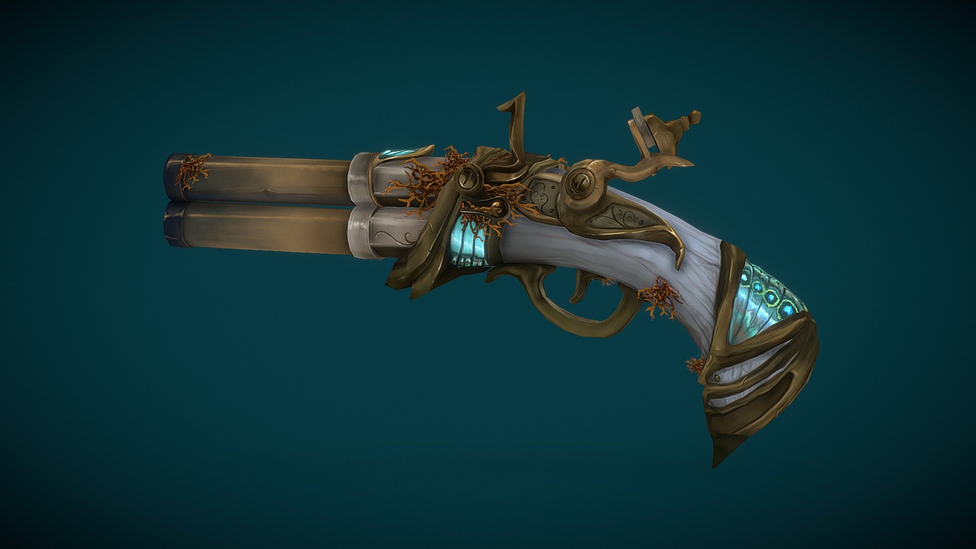 Butterfly Gun - 3D model by pigeon (@regularpigeon) [3fc17f3] - Sketchfab