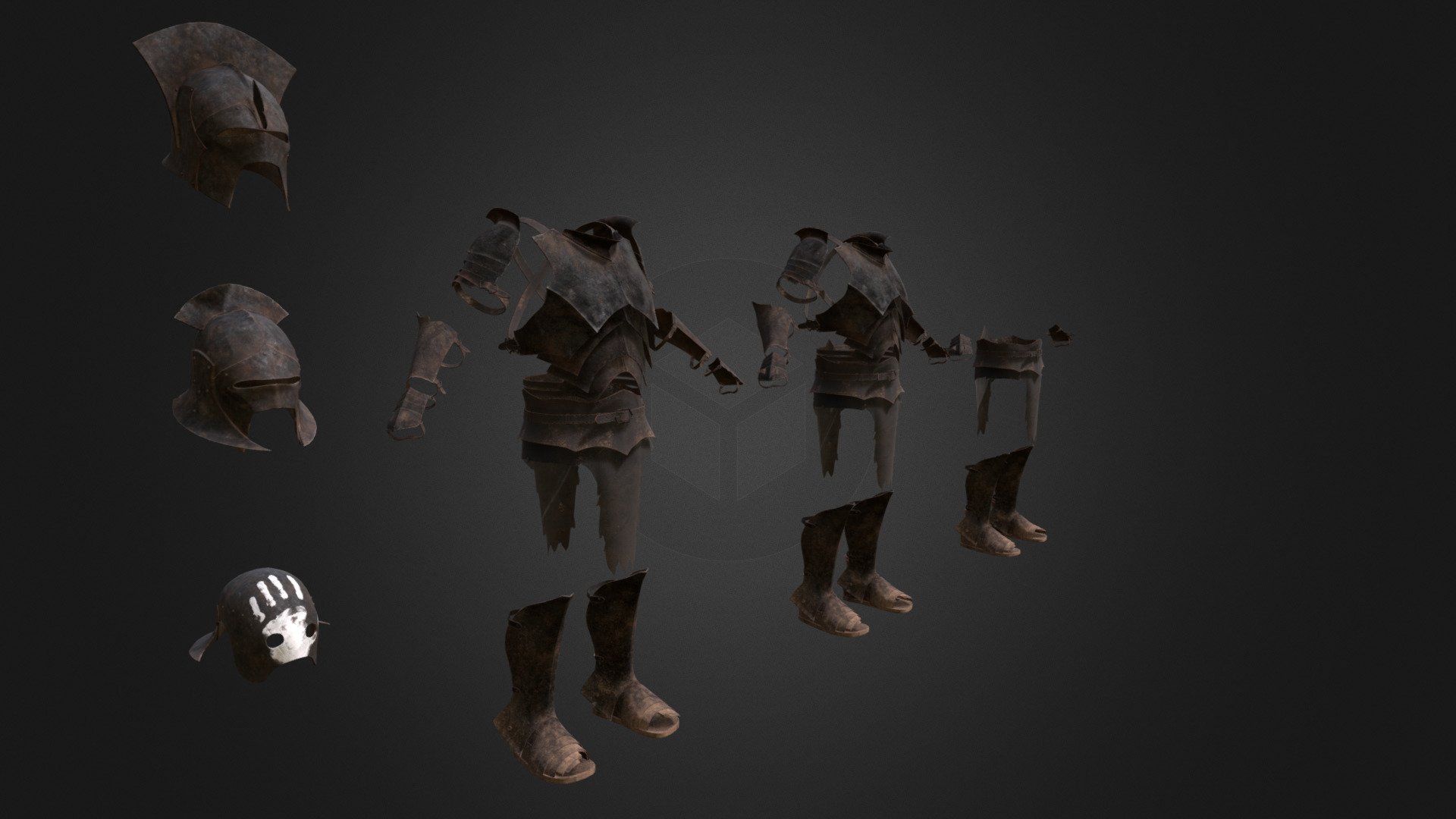 Uruk armor pack - Download Free 3D model by Brice_VIARD [3fc2f98 ...