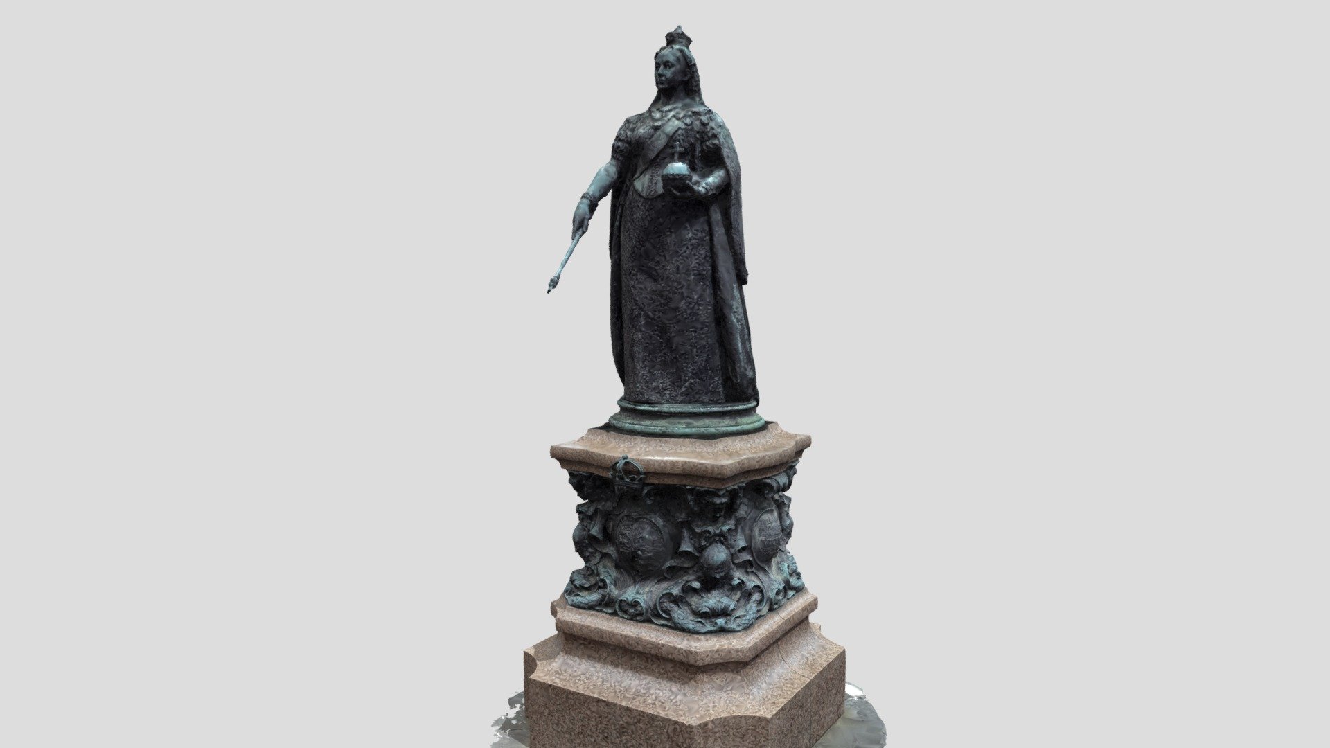 Queen Victoria Statue of Windsor, UK - 3D model by Lagna [3fc55a6 ...