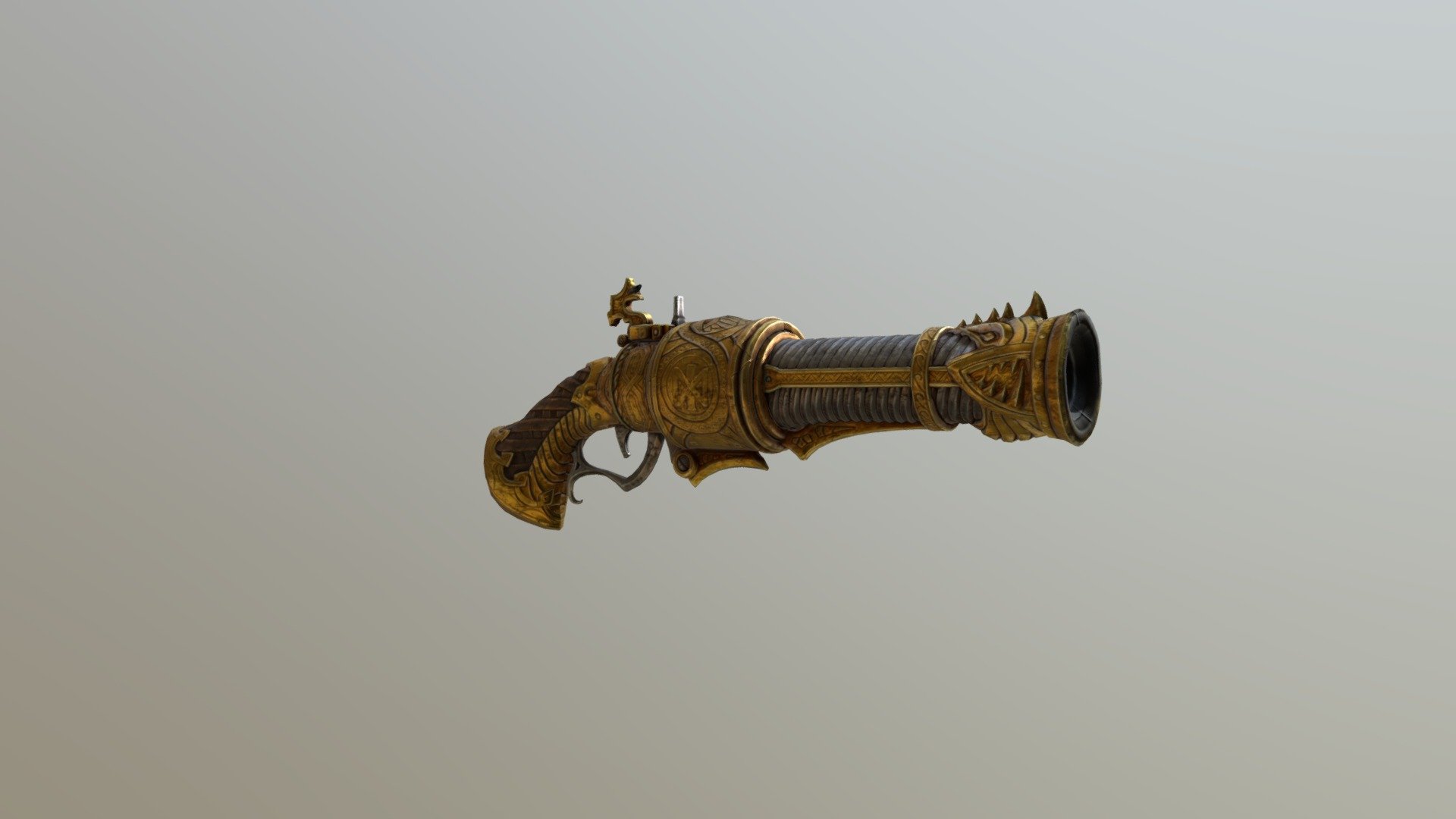 drakefire-pistol - 3D model by ben_free [3fc6116] - Sketchfab