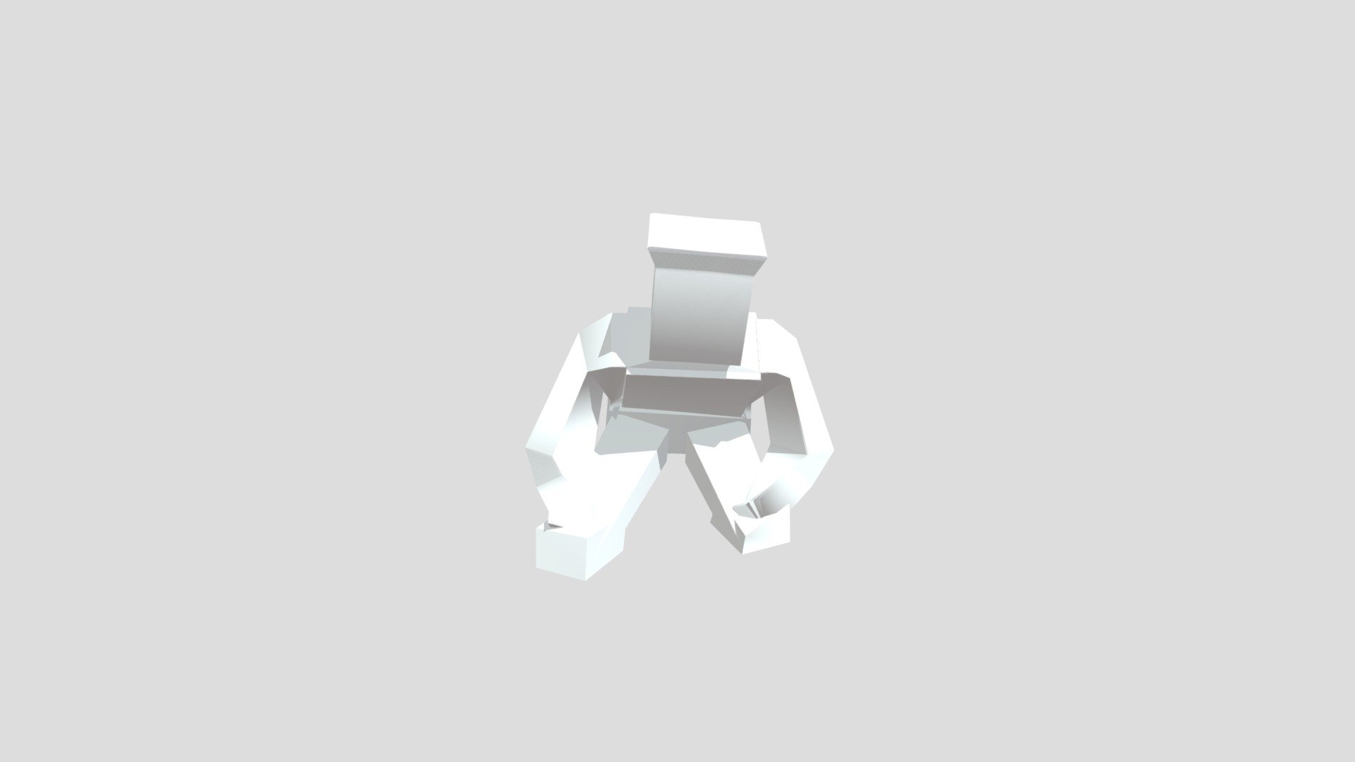 unrendered man laughing - 3D model by Bloxy_1 [3fc6f4a] - Sketchfab