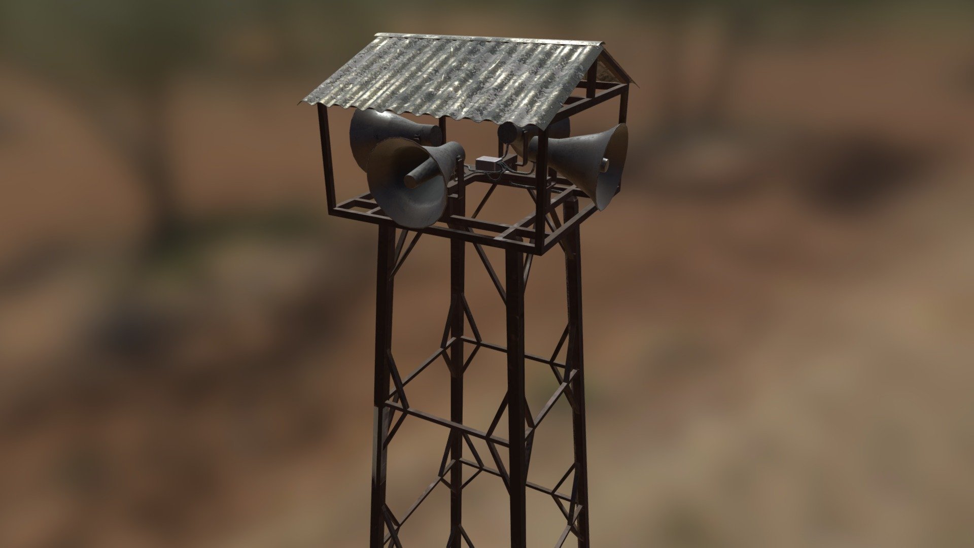Loudspeaker Tower - Download Free 3D model by TampaJoey [3fc77e2 ...