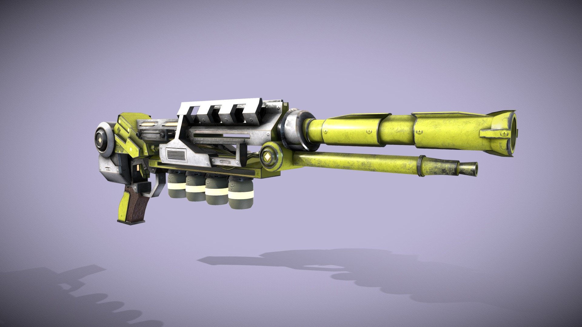 Sci-fi Pistol - Buy Royalty Free 3D model by SnowyTrain [3fc80ac ...