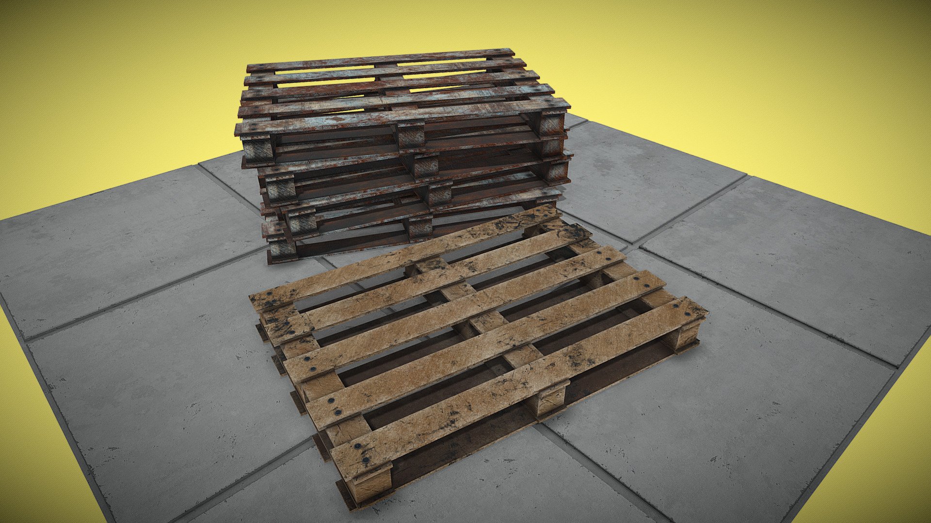Wood Pallet - Download Free 3D model by peyman.khaleghi [3fc9879 ...