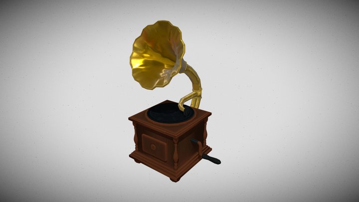 Phonograph 3D models - Sketchfab