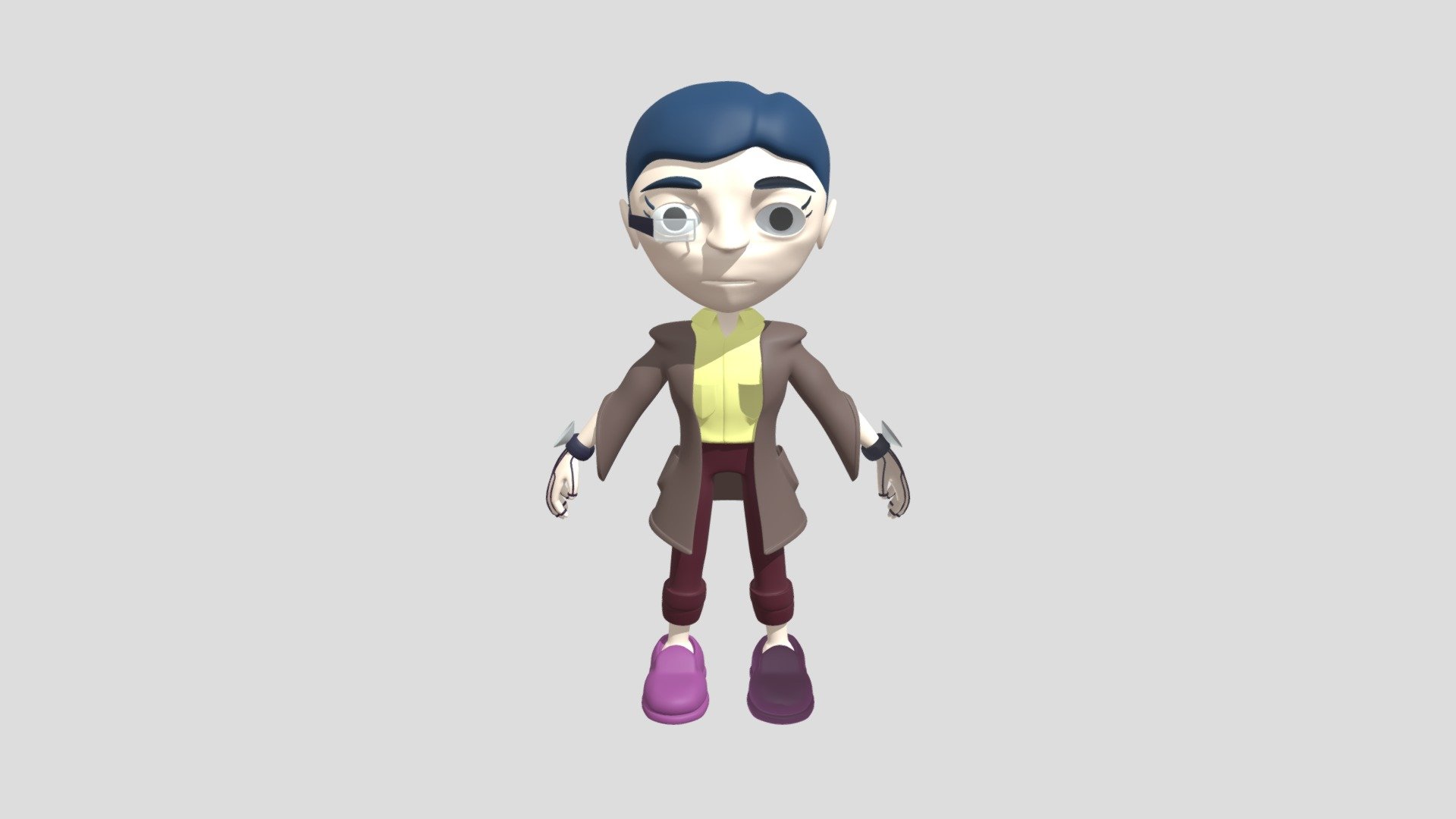 June Character Model - 3D model by CalvinAndHobbies [3fd0661] - Sketchfab
