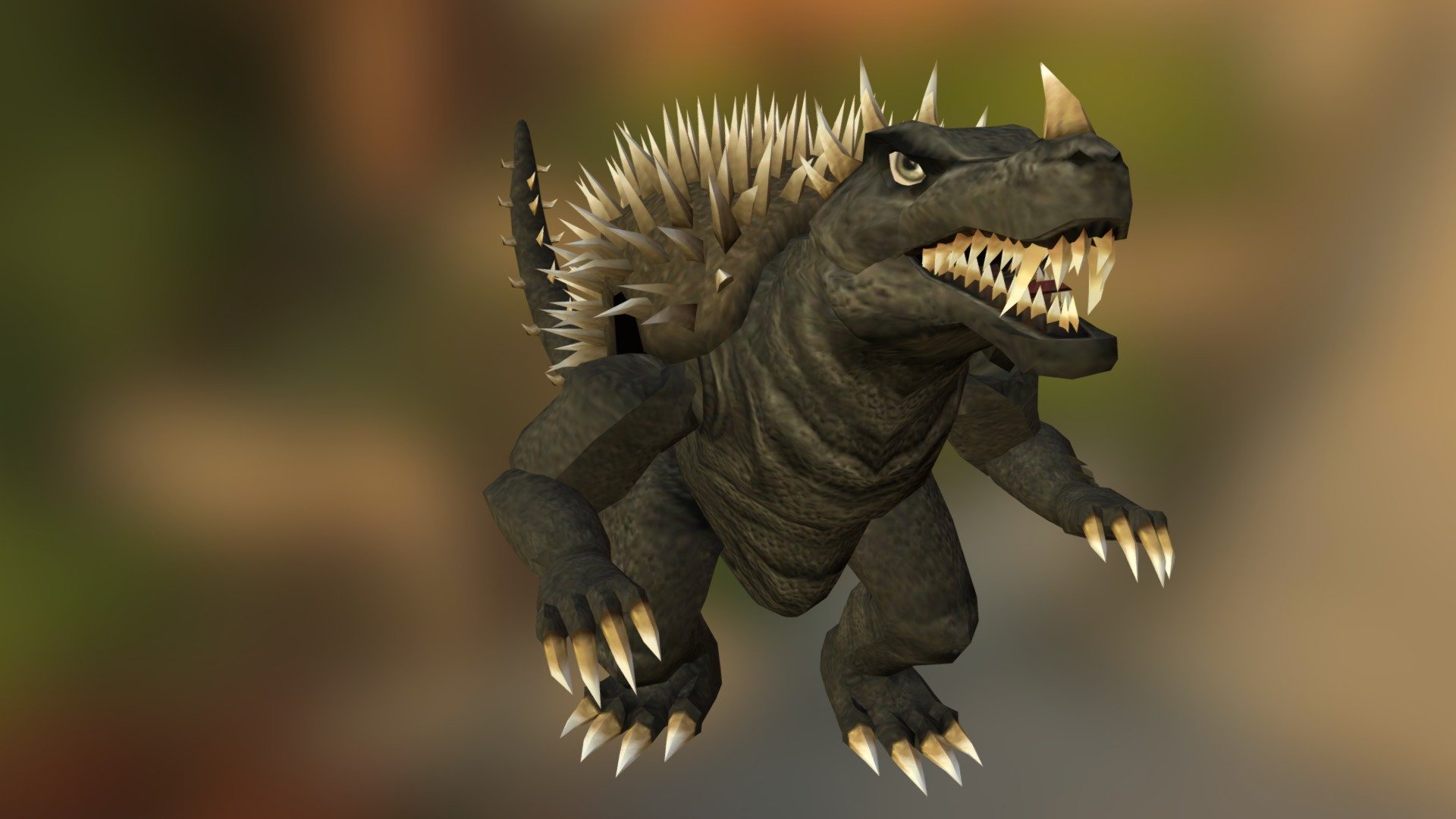 Anguirus - 3D model by supaikujira [3fd0ceb] - Sketchfab