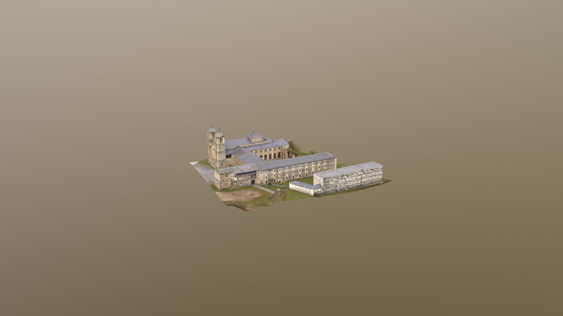 Monasterio San Andrés, Vega de Espinareda - 3D model by NailaCarro ...