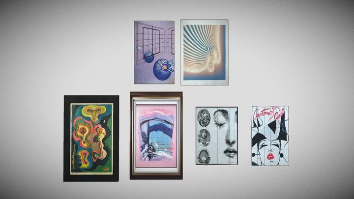 Poster 3D models - Sketchfab