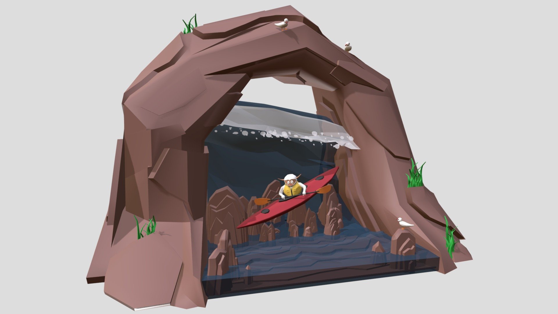 Yeti I Kayak - 3D model by nebesnariba [3fd49e9] - Sketchfab