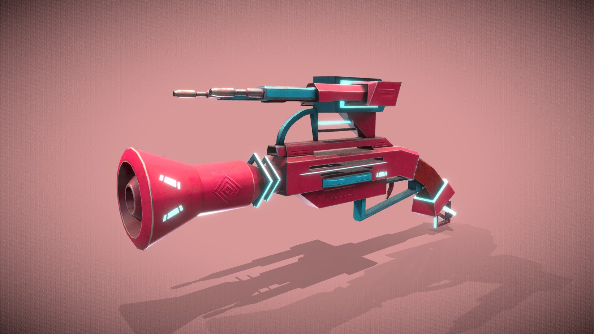 Fantasy Gun - Buy Royalty Free 3D model by SnowyTrain [3fd4d54 ...