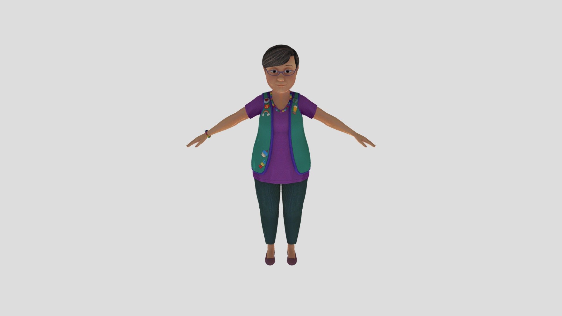 Mrs. Anderson (Bonnie's Mother) - Download Free 3D model by ...