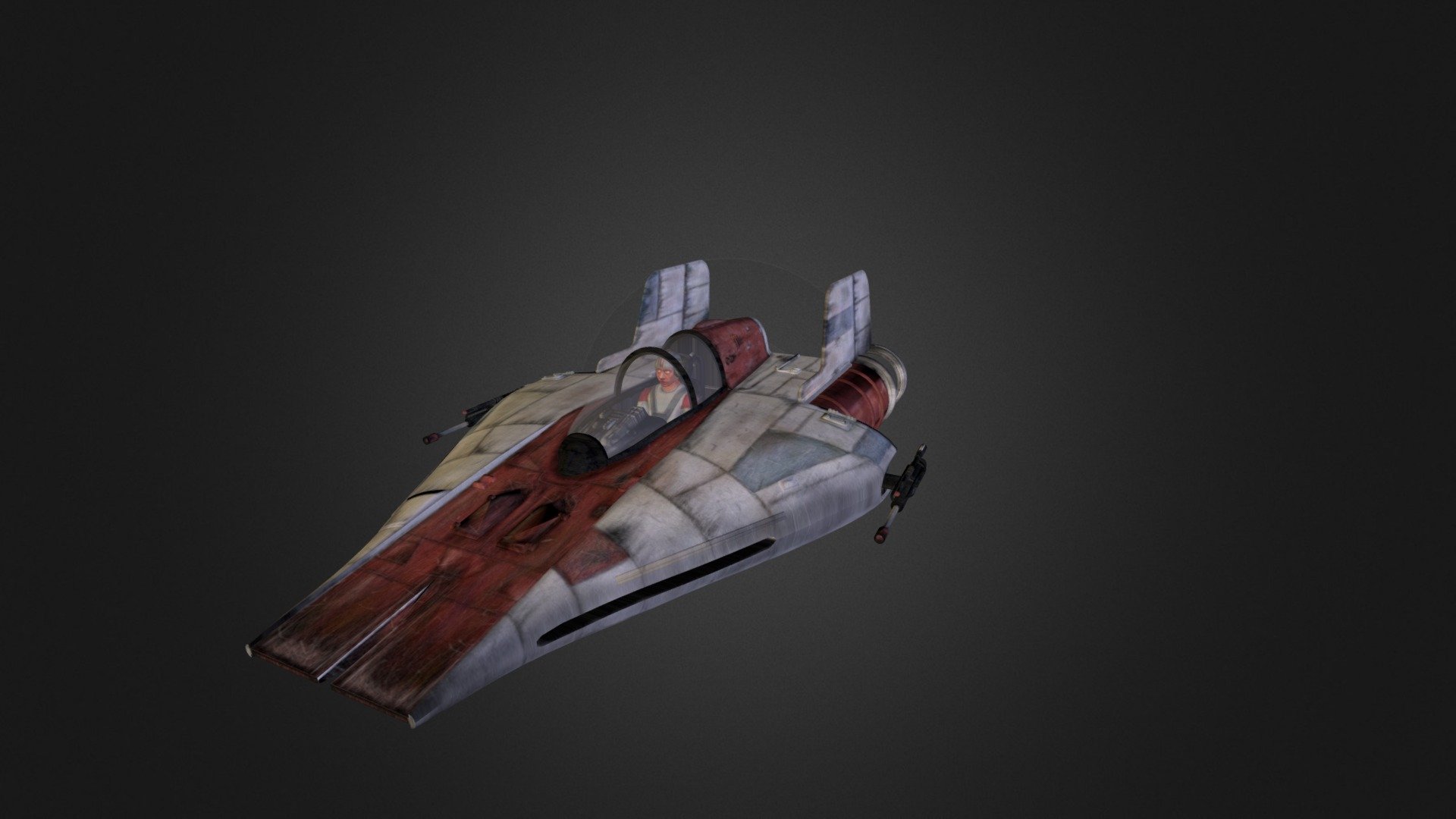 a-Wing3(3DS).zip - 3D model by Damon Czanik (@dczanik) [3fd5cb7 ...