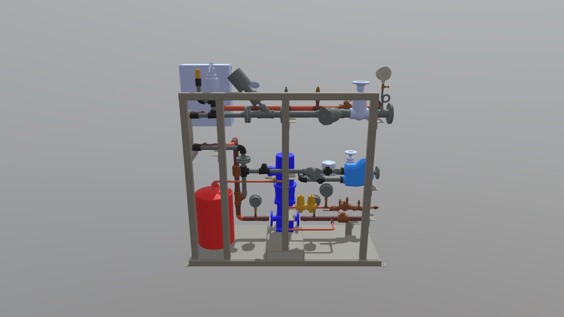 Small Plate and Frame - 3D model by Cfuller [3fd7558] - Sketchfab