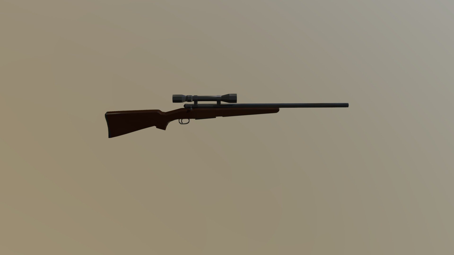 LowPoly Hunting Rifle | After the Light - 3D model by Mr.Fantasma ...