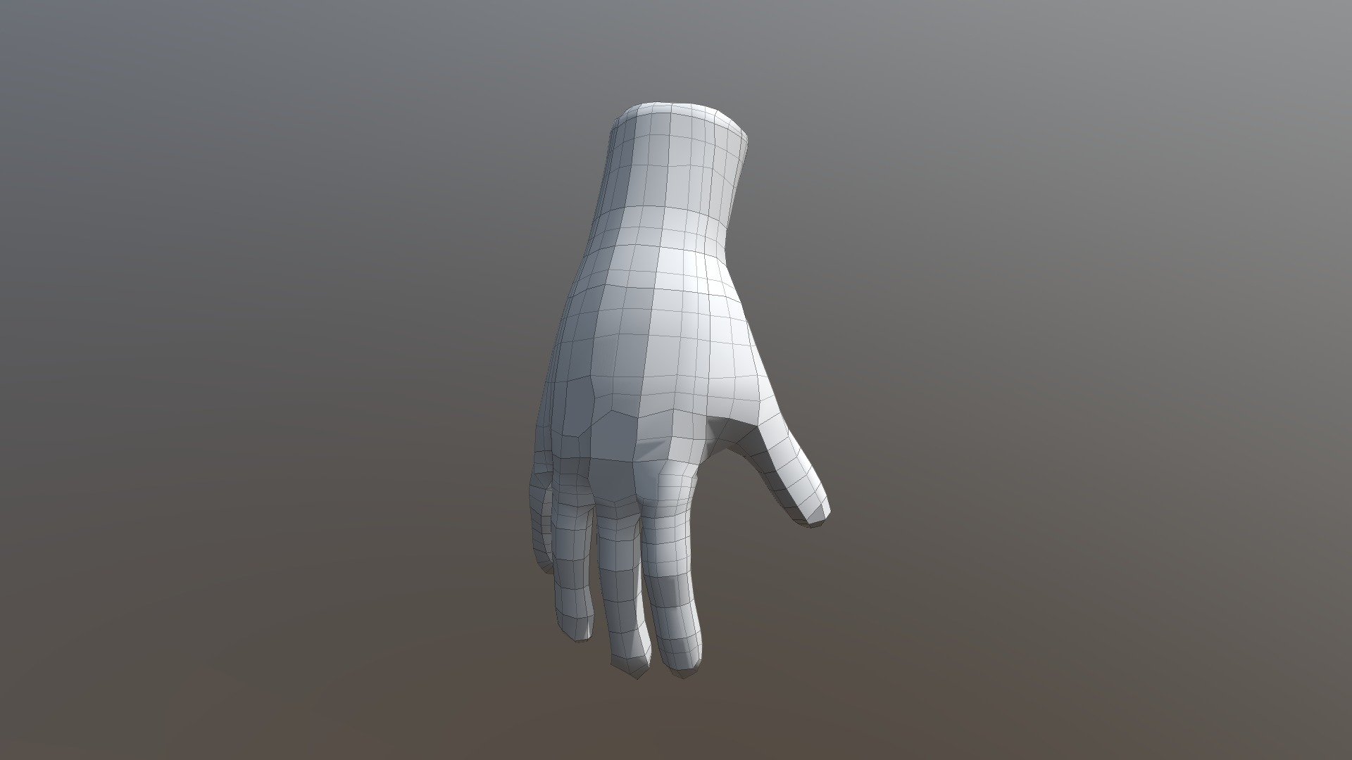 Module 5: Retopologized Hand - 3D model by rgowan3314 [3fd8977] - Sketchfab