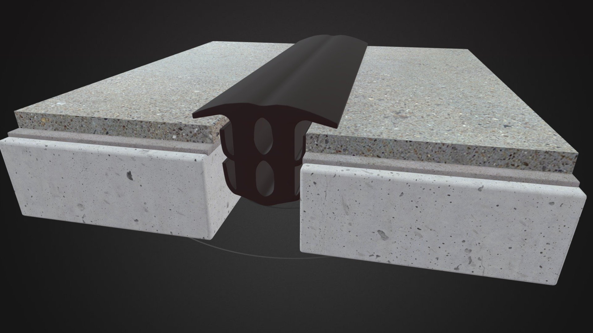 KP40 – surface mounted, EPDM elastomer - 3D model by Construction ...
