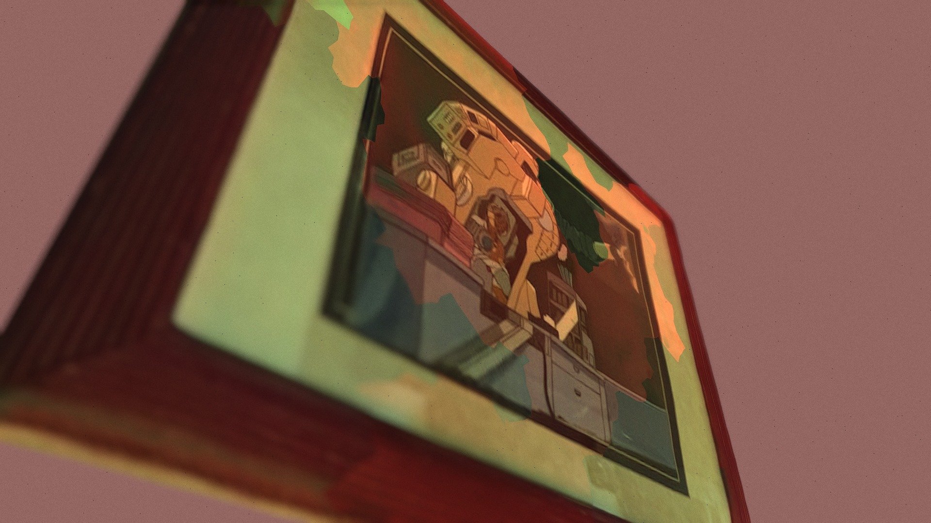 Dream Fuel | Roujin Z Anime Cel Art Red Frame - Download Free 3D model ...