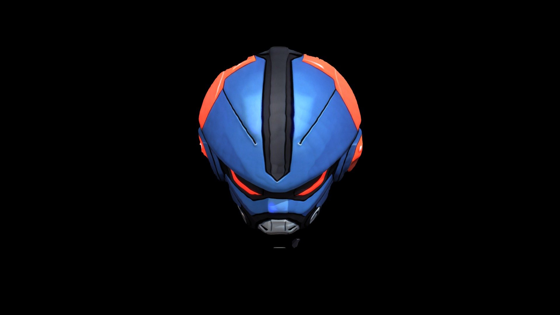 Helmet Mask Robot Cartoon 1195 - Download Free 3D model by klrxyz ...