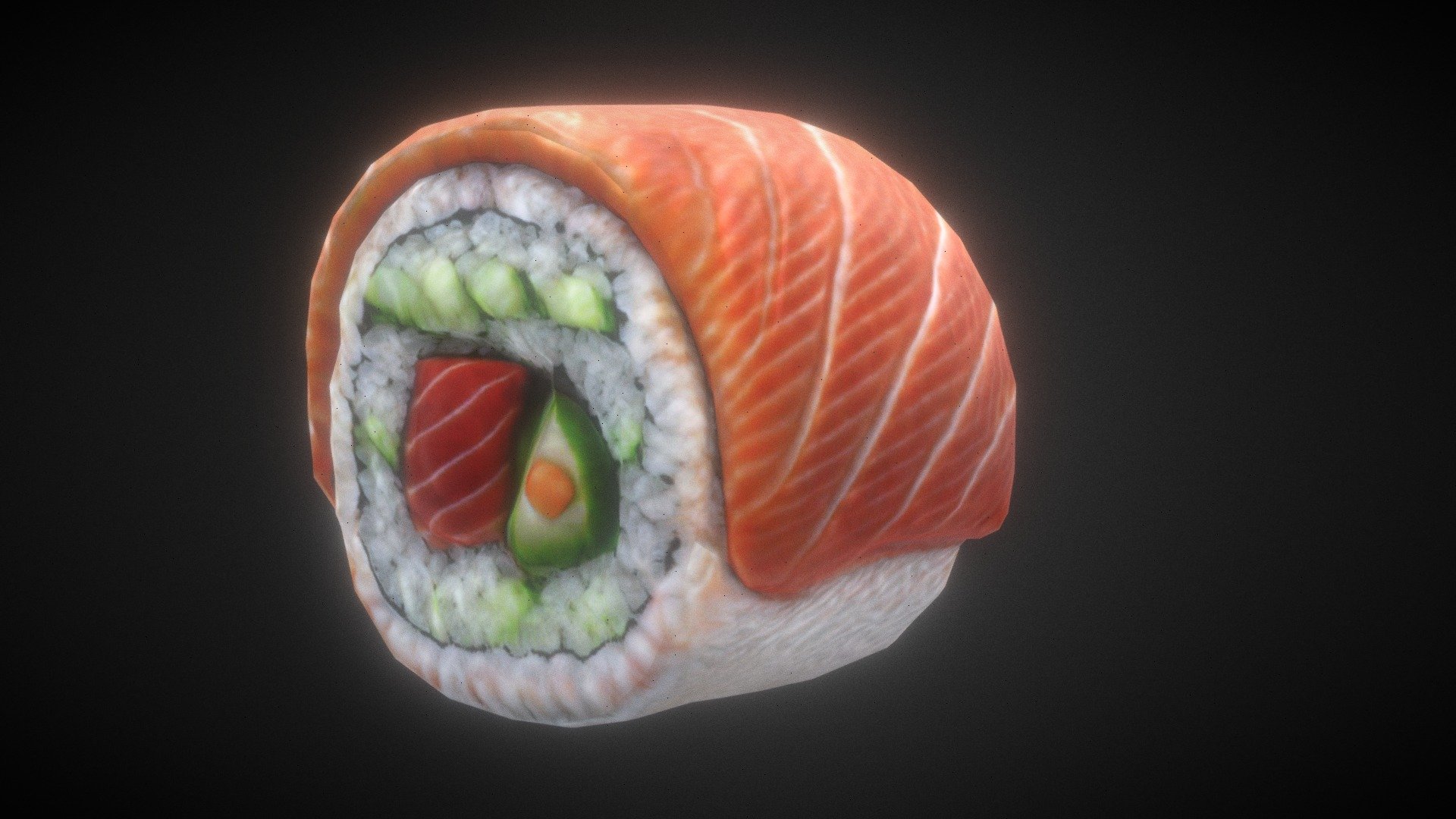 Sushi - Download Free 3D model by RENDERIA (@renderia1) [3fdef8a ...