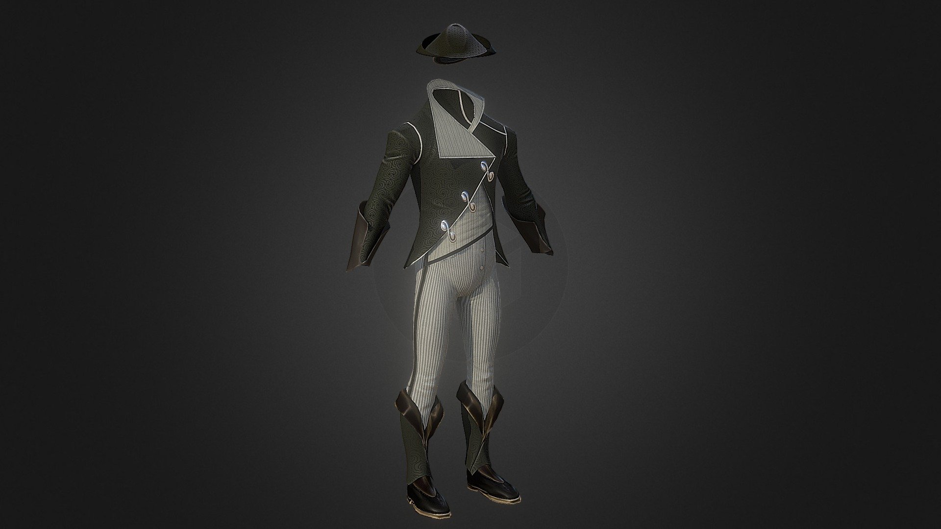 Flechier Tapestry Formal Suit - 3D model by Portalarium [3fdfd15 ...