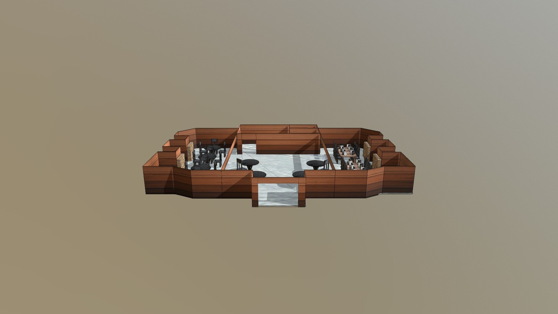 Maple Cafe V2 - 3D model by zcassiandra [3fe4099] - Sketchfab