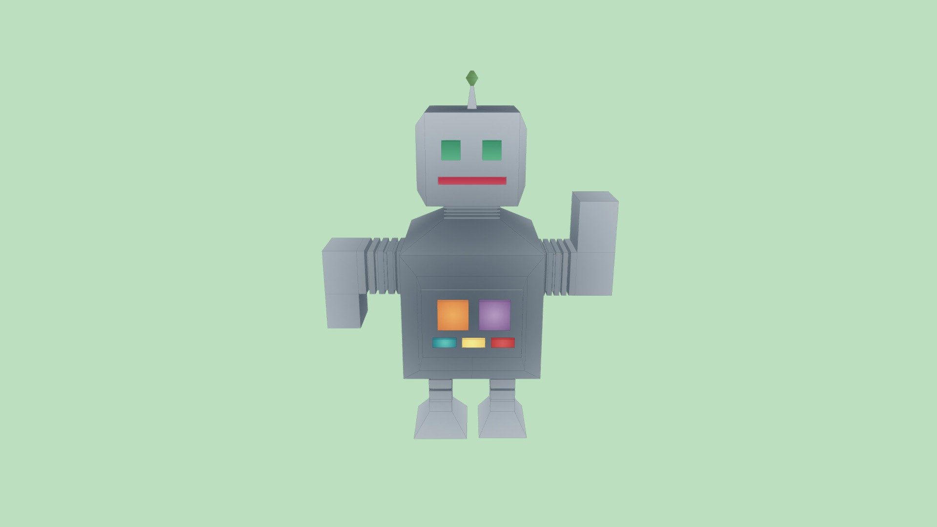 Toy Robot - 3D model by Skeleben [3fe4ed9] - Sketchfab